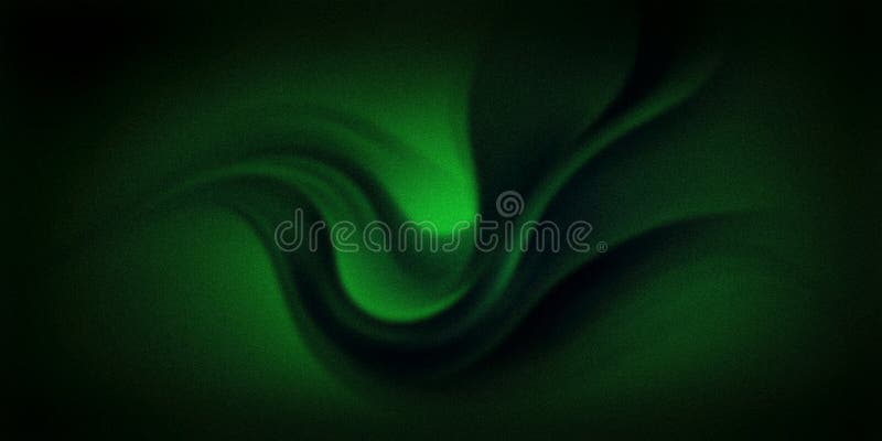 Deep Green Abstract Gradient Background with Fluid, Flowing Shapes ...