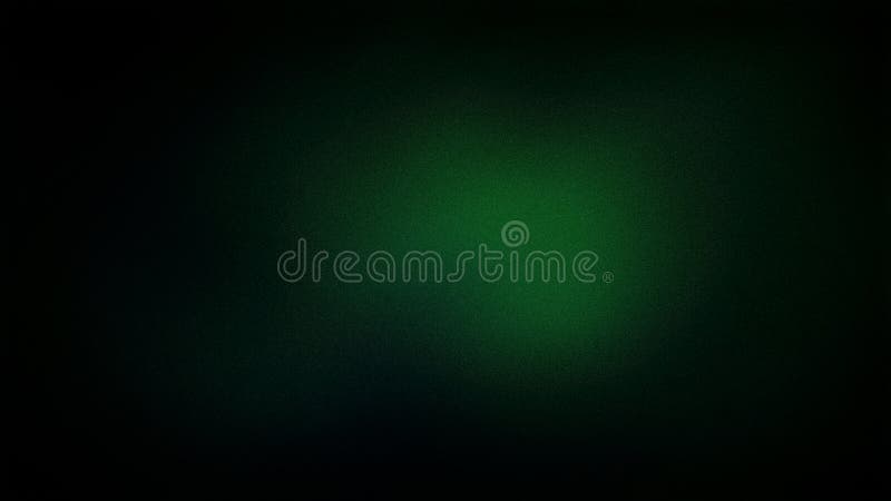 Deep Green and Black Gradient with a Soft Grainy Texture, Creating a ...