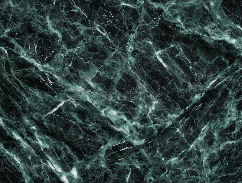 Deep Green Marble Texture with Dark Emerald Tones and Subtle White ...