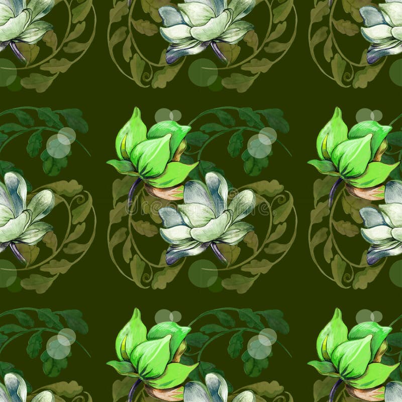 Deep green pattern stock illustration. Illustration of summer - 87854267