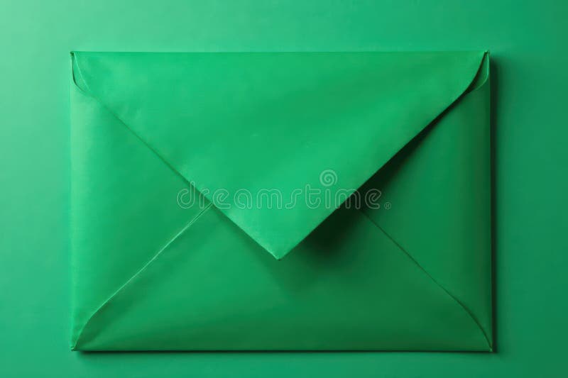 Deep Green Textured Paper Envelope, Ready for Mail , Craft, Textured ...