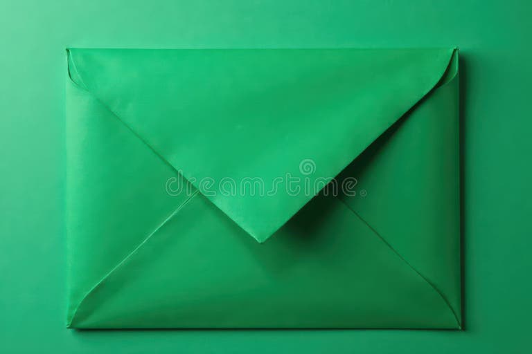 Deep Green Textured Paper Envelope, Ready for Mail , Craft, Textured ...