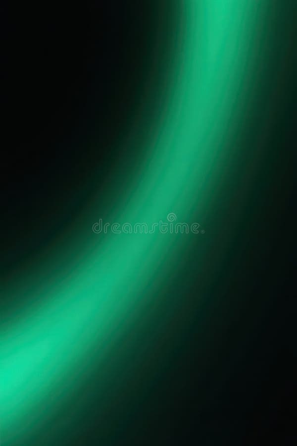 Deep Green To Black Gradient, Turquoise Highlights Minimalist Abstract ...