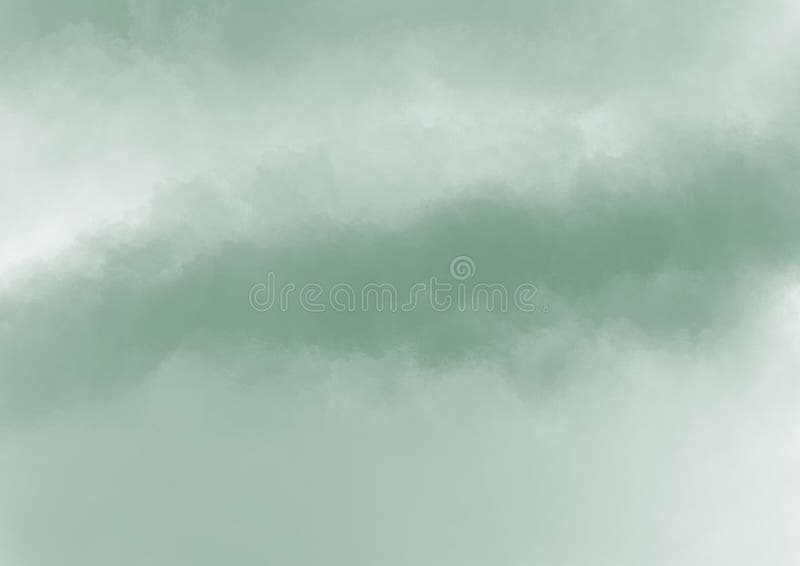 Deep Green Watercolor Abstract Background with a Misty Effect, Great ...