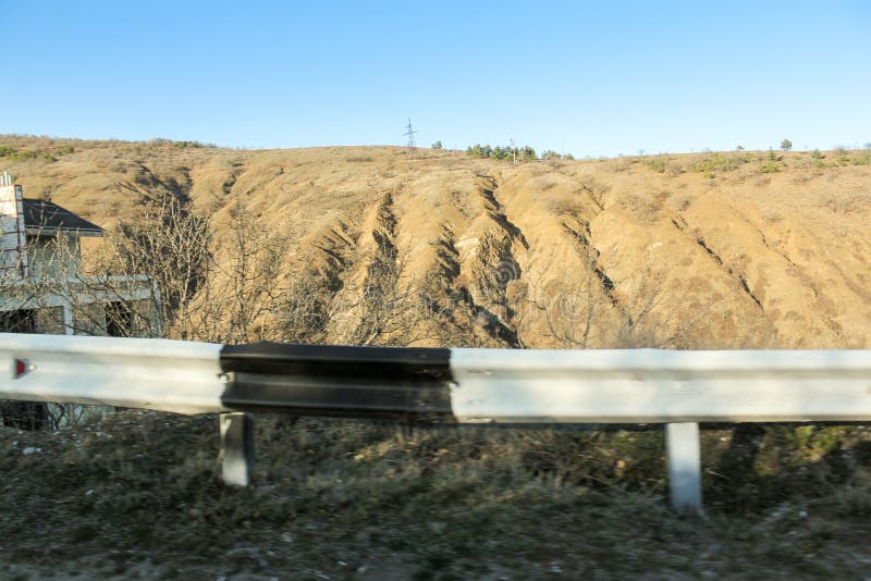 Deep grooves on the hill stock image. Image of scenic - 150305131