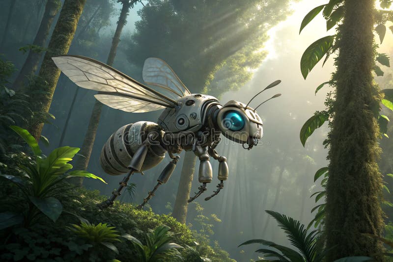 Deep in the Heart of a Dense, Tropical Jungle, a Massive Mechanical Bee ...