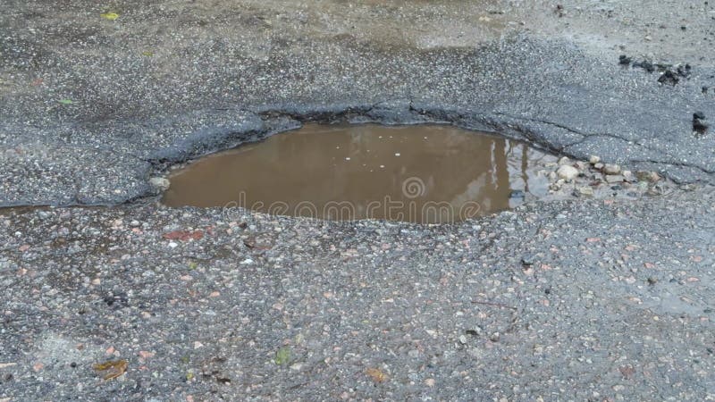 A Deep Hole in the Ground on the Site of Which a Highway Was Started ...