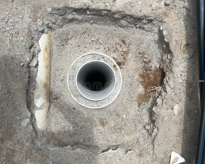 Deep Hole Under Ground for Water Stock Photo - Image of environment ...