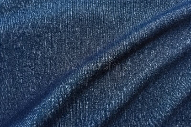 Deep Indigo Denim Fabric Texture Stock Photo - Image of texture, fabric ...