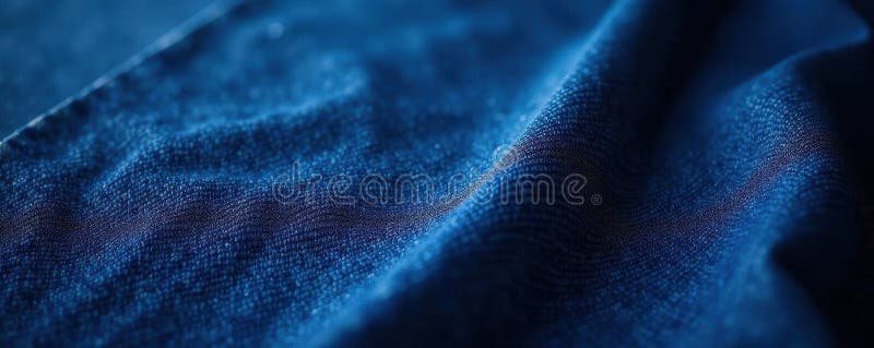 Deep Indigo Denim, Subtly Textured, Light Reflection , Style, Wrinkle ...
