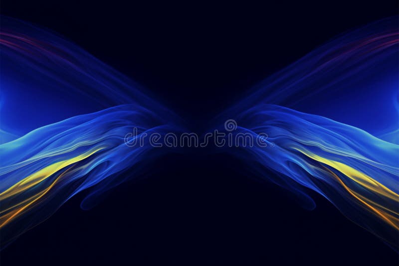 Deep inky blue backdrop stock illustration. Illustration of vibrant ...
