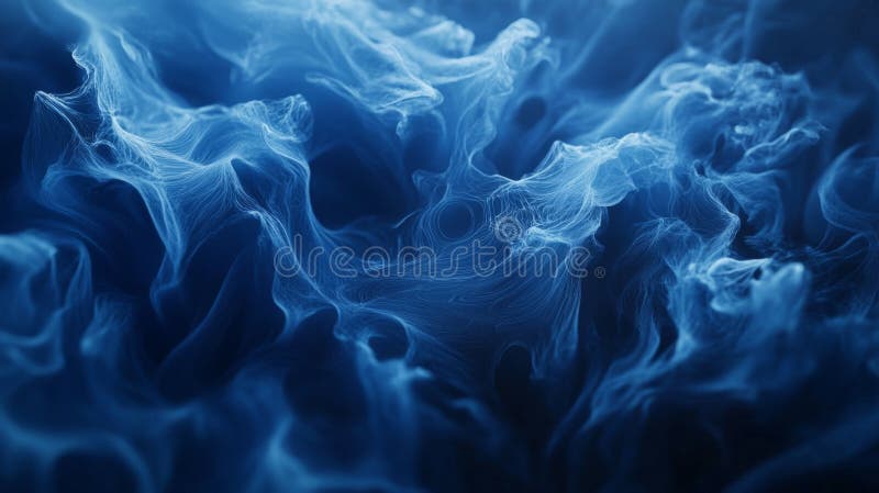 Deep Inky Blue Backdrop Pulsating with Dynamic Water Movement Stock ...