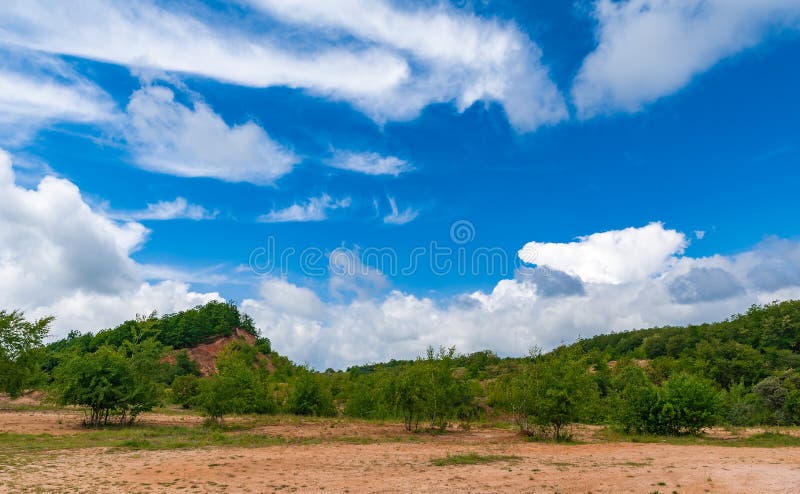 Gorge on a Spring Cloudy Day Stock Image - Image of inside, spring ...
