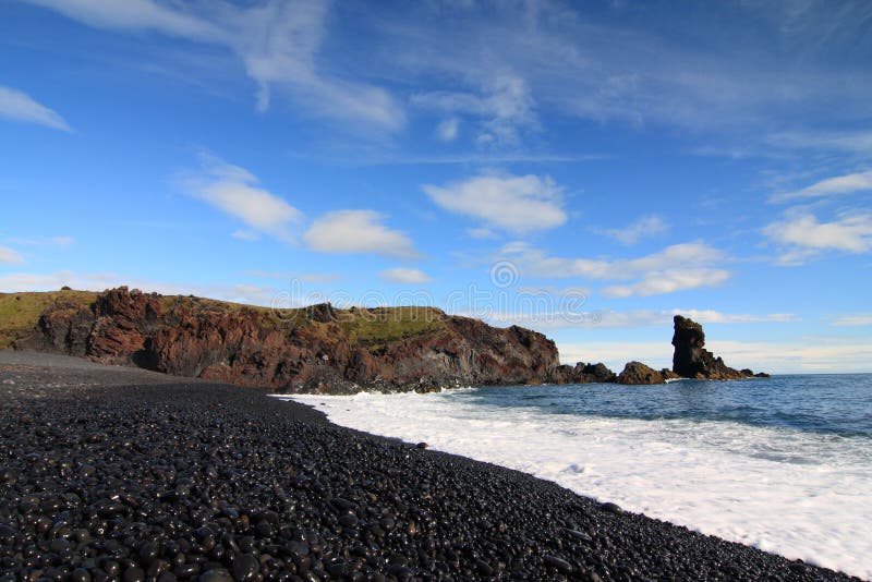 Deep lagoon, Djupalon stock image. Image of lava, blue - 18550033