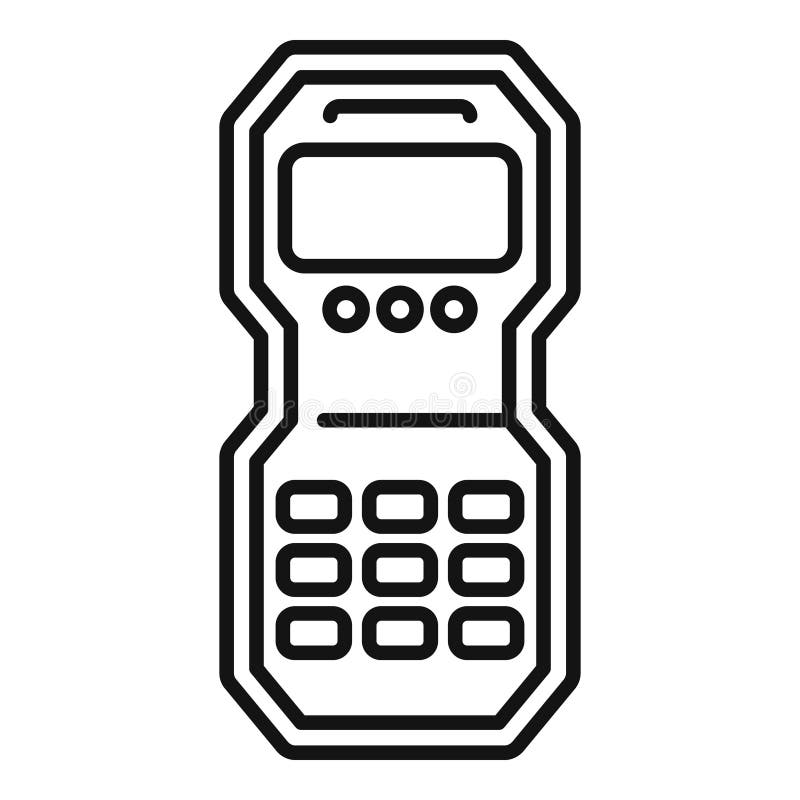 Deep Laser Meter Icon Outline Vector. Screen Lcd Electric Stock Vector ...