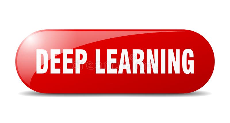 Deep Learning Ribbon. Deep Learning Isolated Paper Sign. Banner Stock ...