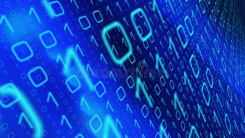 Deep Learning Code Processing Big Data Informations Stock Illustration