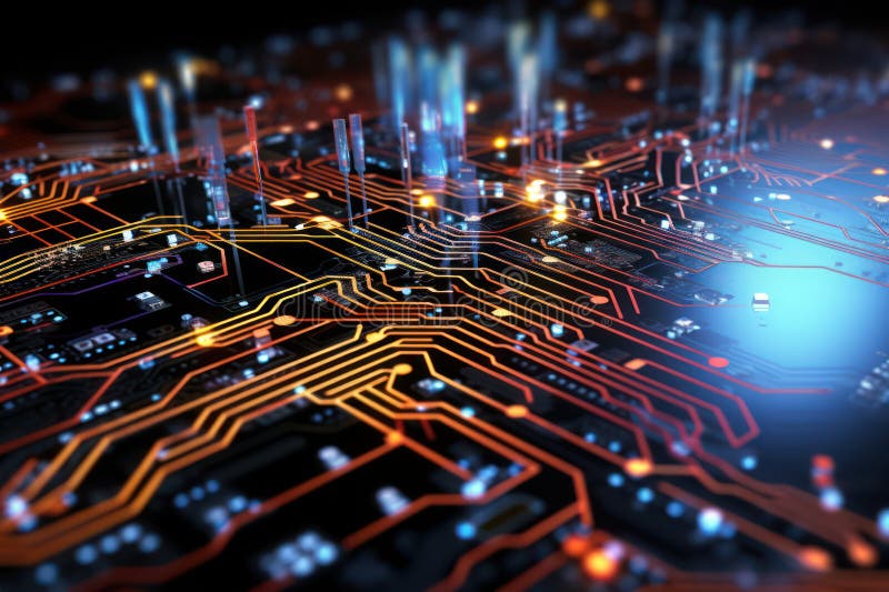 Deep Learning Concept Background AI Generated Stock Illustration ...