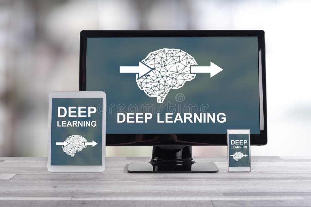 Deep Learning Concept on Different Devices Stock Image - Image of multi, processor: 261309097
