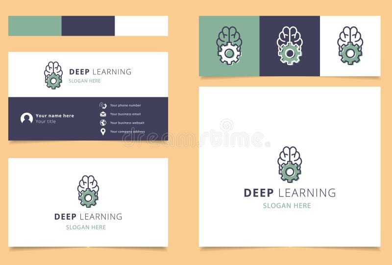 Deep Learning Logo Design with Editable Slogan. Branding Book and ...