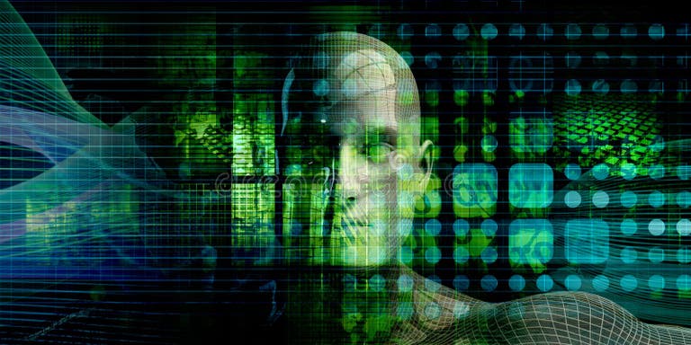 Deep Learning and Neural Computational Intelligence Stock Illustration - Illustration of ...