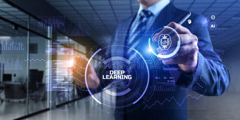 Deep Learning Neural Network AI Artificial Intelligence Concept Stock ...