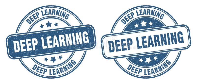 Deep Learning Stamp. Deep Learning Label. Round Grunge Sign Stock ...