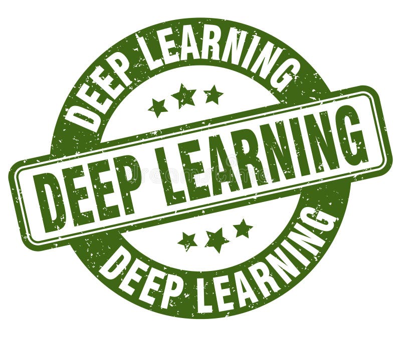 Deep Learning Stamp. Deep Learning Label. Round Grunge Sign Stock ...