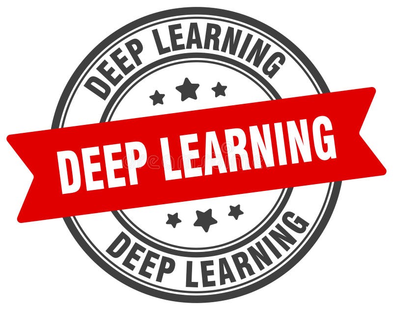 Deep Learning Sticker. Deep Learning Sign on Transparent Background ...
