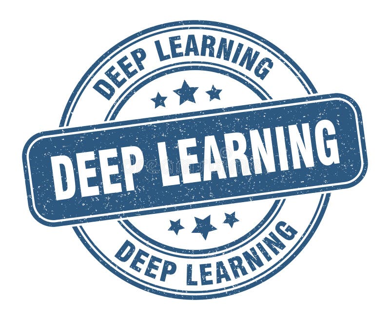 Deep Learning Stamp. Deep Learning Round Grunge Sign Stock Vector ...