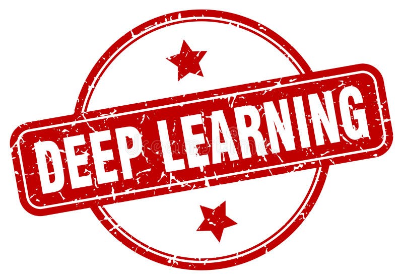 Deep Learning Ribbon. Deep Learning Isolated Paper Sign. Banner Stock ...