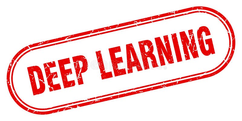 Deep Learning Sticker. Deep Learning Sign on Transparent Background ...