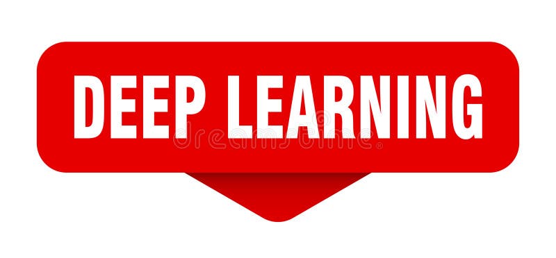 Deep Learning Sticker. Deep Learning Sign on Transparent Background ...
