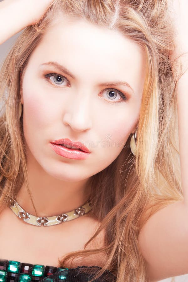Deep look stock photo. Image of person, blondy, perfect - 23792370