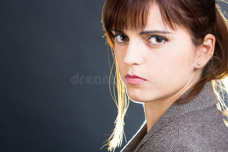 Deep look stock image. Image of isolated, look, smile - 48805997