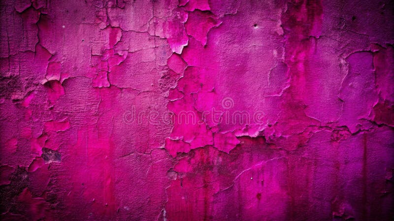Deep Magenta Cracked Wall Texture a Weathered Surface Background ...