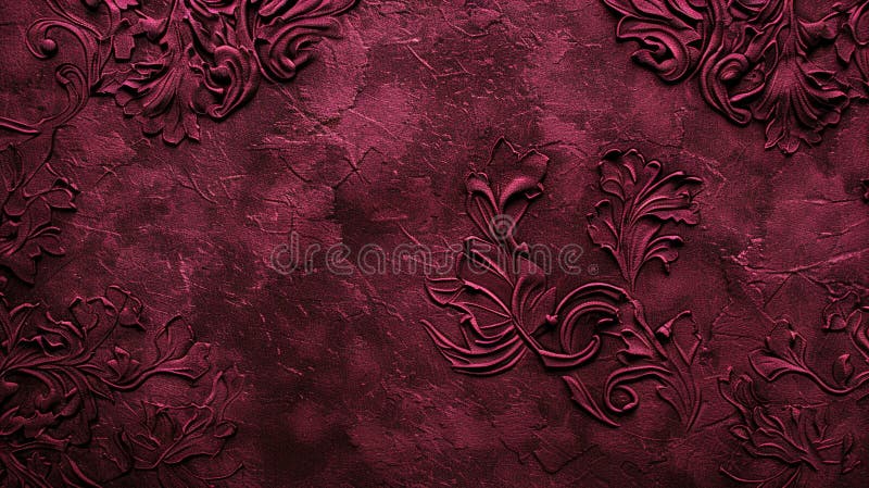 A Deep Maroon Textured Background with a Rich, Luxurious Feel Stock ...