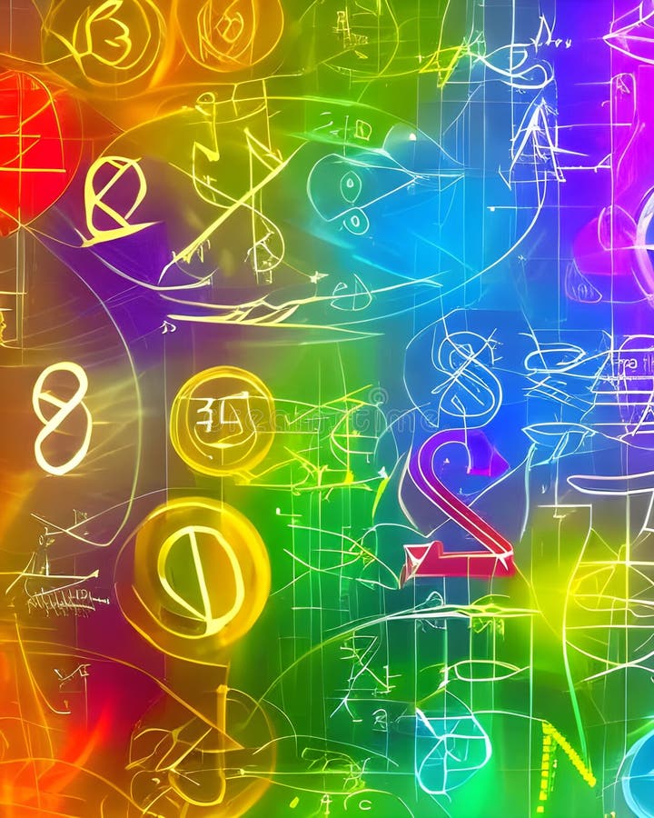 Deep maths equation stock illustration. Illustration of pattern - 293207202