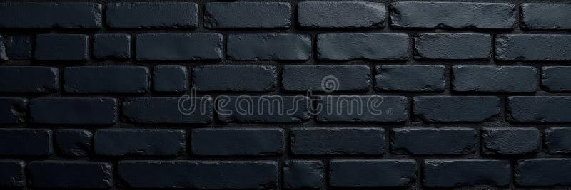 Deep, Matte Black Brick Texture Seamless, Uniform, Sophisticated, Deep ...