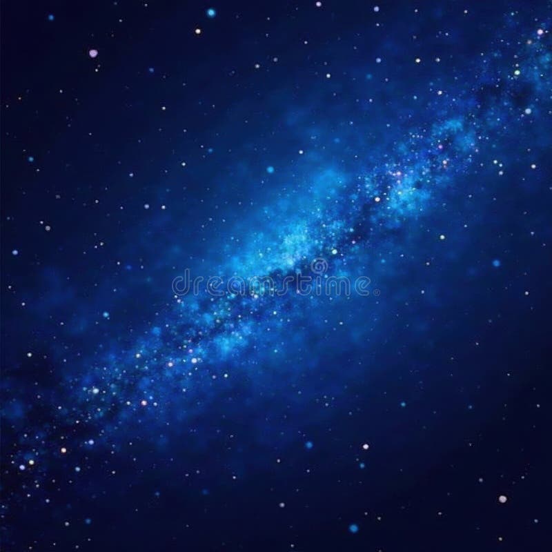 Deep Midnight Blue Backdrop, Cosmic Dust Effect, Calm, Tone, Gradient ...