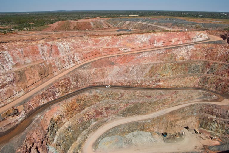 Deep Mine at cobar stock photo. Image of industrial, geology - 4337372