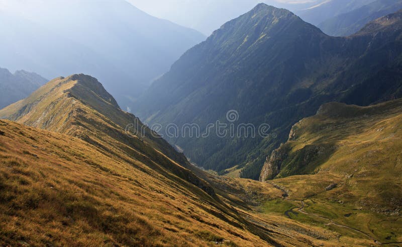 Deep mountain valley stock image. Image of outdoor, wilderness - 91051413