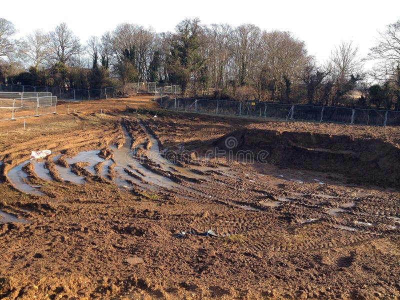 Deep mud and ruts. stock photo. Image of water, danger - 49946868