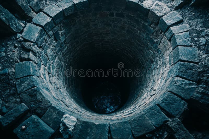 A Deep and Mysterious Well Surrounded by an Intricate and Elaborate ...