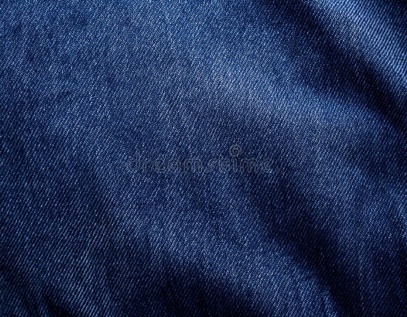Deep Navy Blue Denim Fabric Texture with a Smooth, Worn Surface for ...