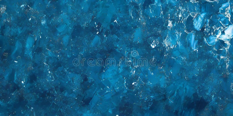 Deep Ocean Blue Glitter Texture Fine Shimmering Specks Catch Light Rich ...