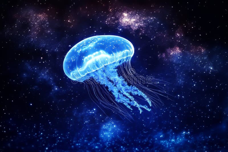 Deep Ocean Waters are Home To Jellyfish that Float Gracefully during ...