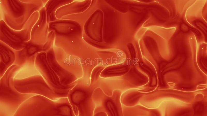 Deep Orange Background Liquid with White Particles, Suitable for ...