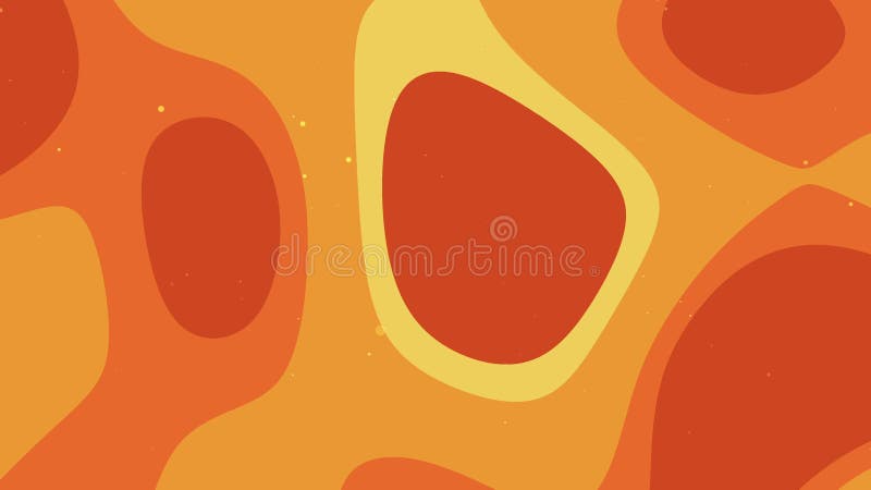 Deep Orange Background with Shapes Suitable for Modern Design Projects ...