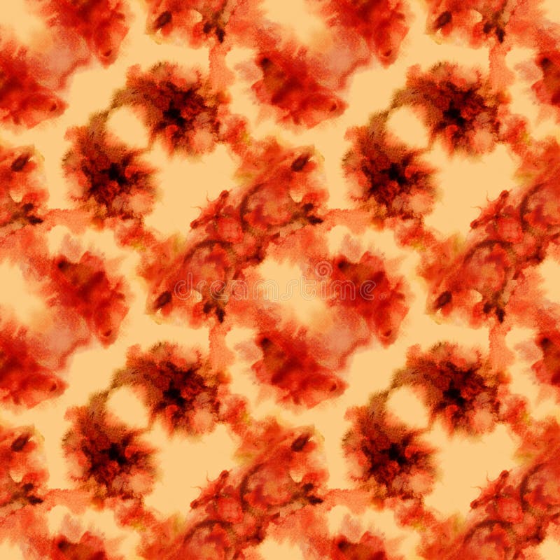 Deep Orange Splashes Pattern. Stock Photo - Image of creative ...